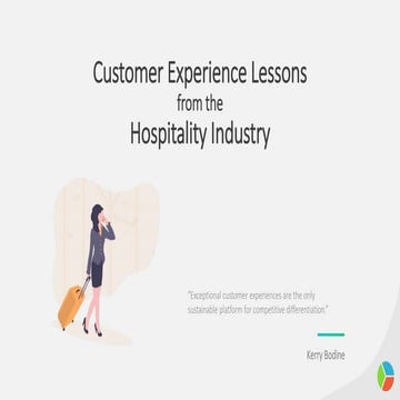 Customer Experience Lessons from the Hospitality Industry | SoGoSurvey ...