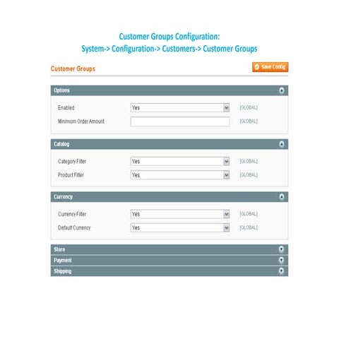 Customer Groups Manager Magento Extension | PPT