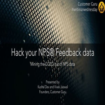 Hack your Net Promoter Score® Data | PDF