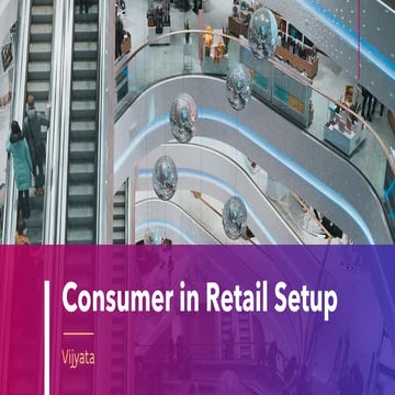 Consumer behavior in retailing | PPTX