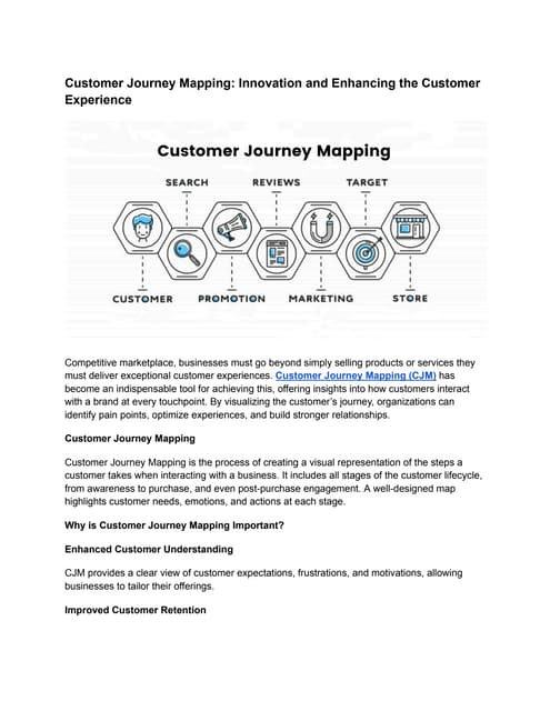 Charting the Course: Customer Journey Mapping | PPT