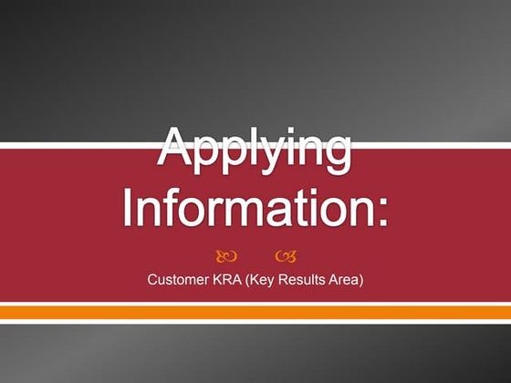 KRA KPI ( Key results area and Key performance indicators) | PPTX