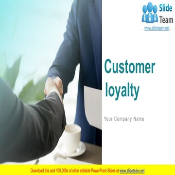 Customer Loyalty PowerPoint Presentation Slides | PDF