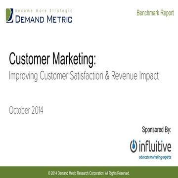Sales & Marketing Alignment Benchmarking Report Summary | PDF
