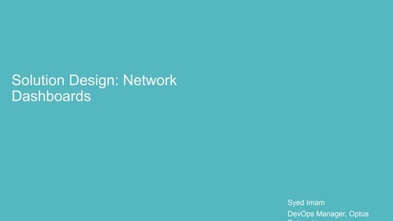 DevSecOps Platform Telemetry Dashboard Demo | PPT