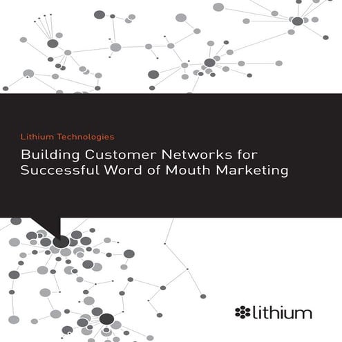 Customer networks | PDF