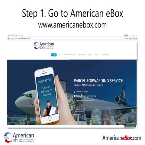 International Shopping with Package Forwarder, American eBox | PDF