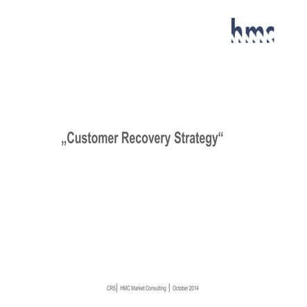 Customer recovery strategy | PDF