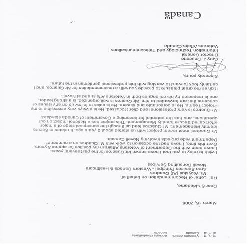 Customer reference letters (Novell) | PDF