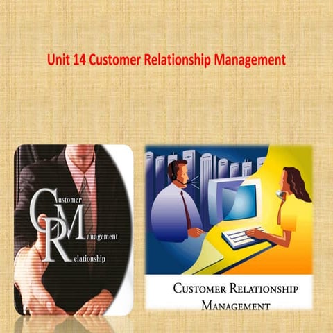 Customer relationship management | PPT