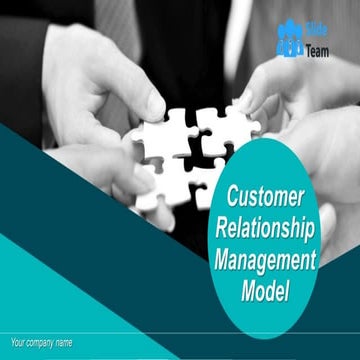 Customer Relationship Management Model Powerpoint Presentation Slides | PDF