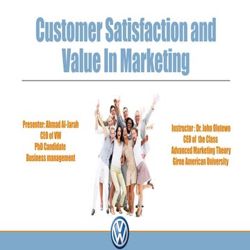 Customer satisfaction | PPT