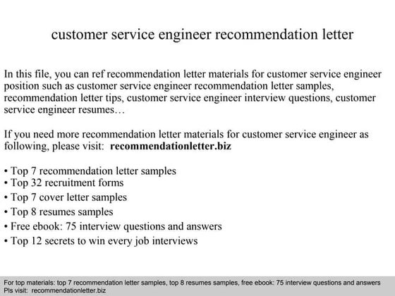 Hotel chief engineer recommendation letter | PPT