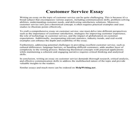 How To Write Process Analysis Essay | PDF