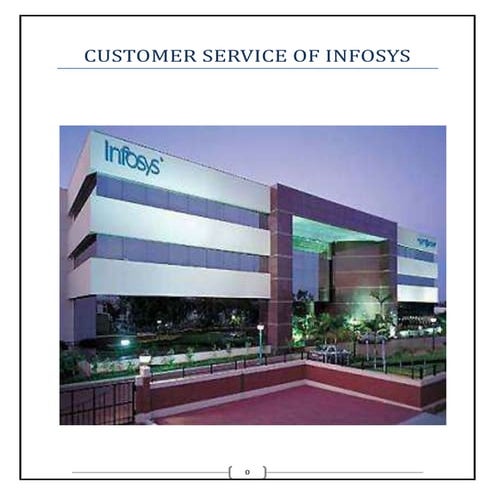Customer service of infosys | DOCX