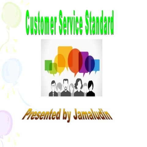 Restaurant Service Training - Presented by Jamaludin | PPT