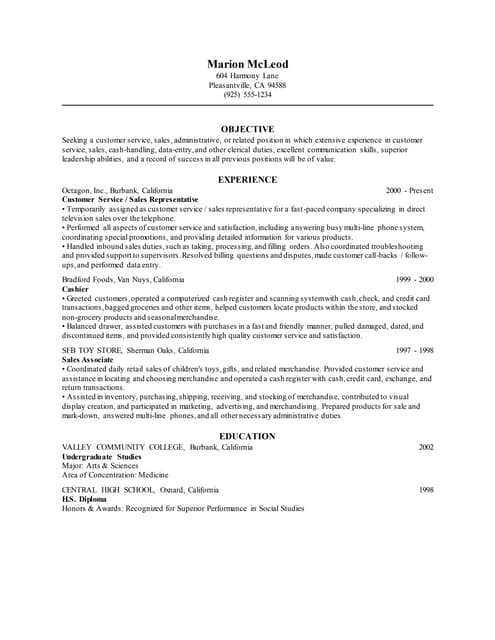 Receptionist (best) CV template | PDF