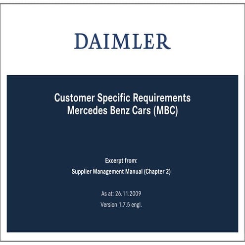 Customer specific requirements_mbc_v175_091126_en | PDF