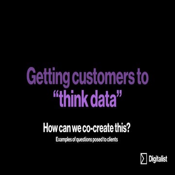 Getting Teams to "Think Data" | PPT