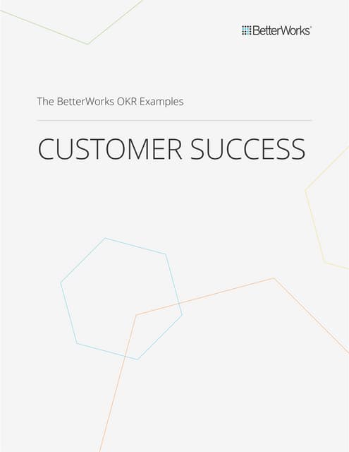 Sample Customer Success Plan | PPT