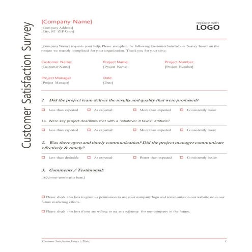 Customer survey | PDF