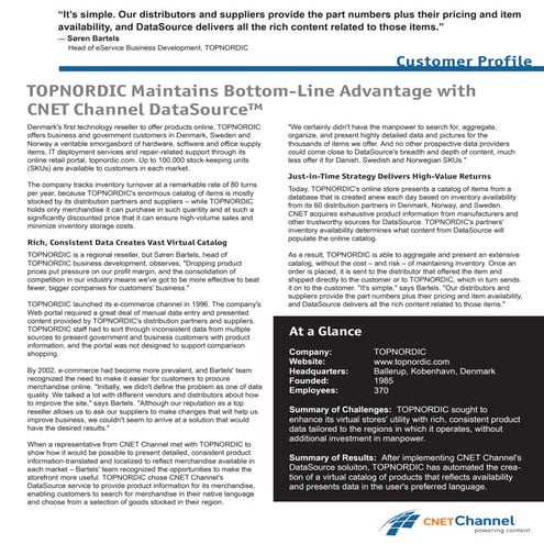 MarketLine Advantage Brochure | PDF