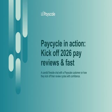 Customer Webinar - Paycycle in action Kick off 2026 pay reviews and ...