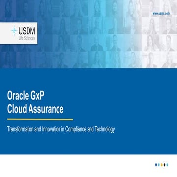 Oracle Cloud Assurance By Usdm Continious Validation Monitoring Of Your Oracle Cloud Pdf
