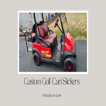 Custom Golf Cart Stickers | PPT