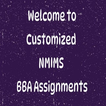 Customized NMIMS BBA Assignments solution.pdf