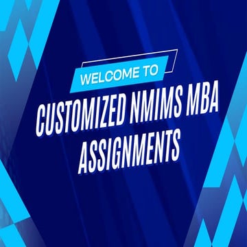 Customized NMIMS MBA Assignments (1).pdf