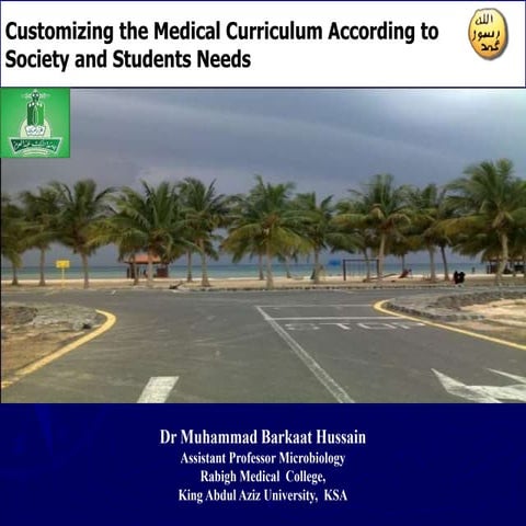 Customizing the Medical Curriculum According to Society and Students ...