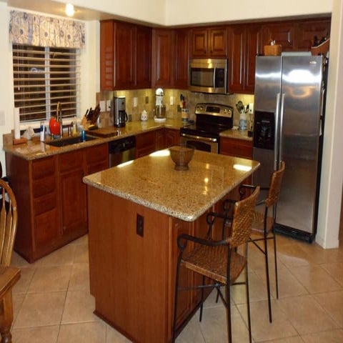 Custom kitchen cabinets, islands and granite countertops in phoenix az ...