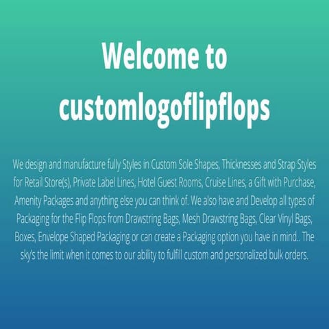 Flip Flops Design | PPTX
