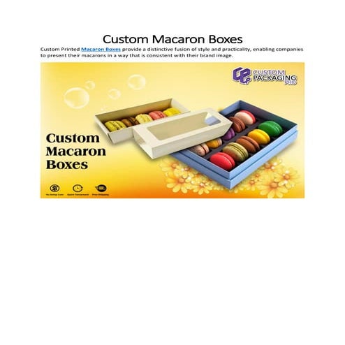 Custom Macaron Boxes | PDF