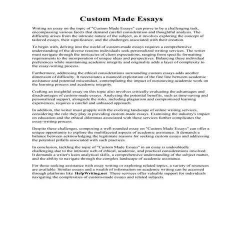 Custom Made Essays. Buy custom essay Logan Square Auditorium | PDF