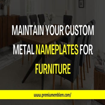 How to Clean Your Custom Metal Name Plates? | PPT