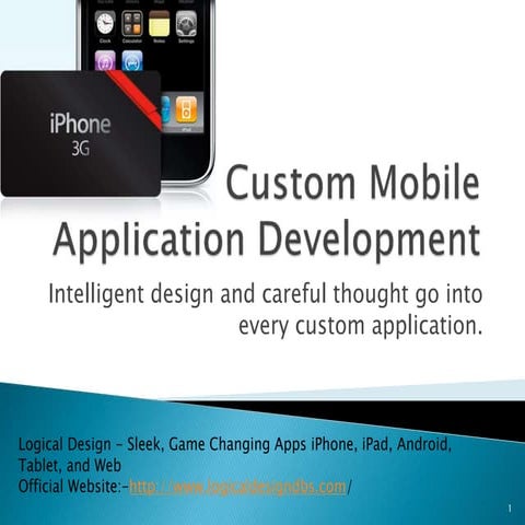 Custom Mobile Application Development Ppt