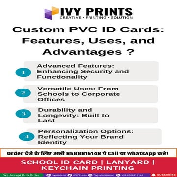 Custom PVC ID Cards Features, Uses, and Advantages .pdf