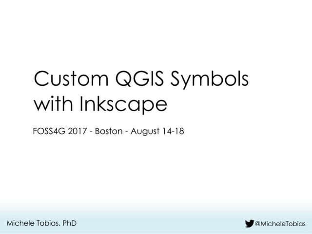 Custom Qgis Symbols With Inkscape Ppt