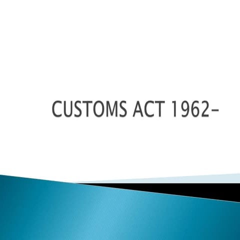 customs duty in goods and services tax after GST | PPTX