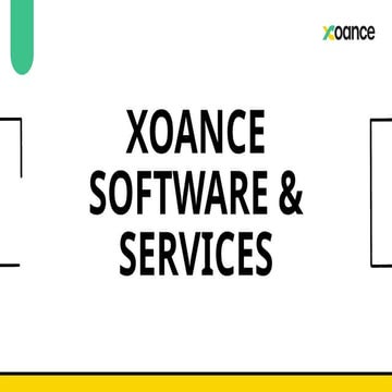 Custom Software Development Services Xoance | PPTX