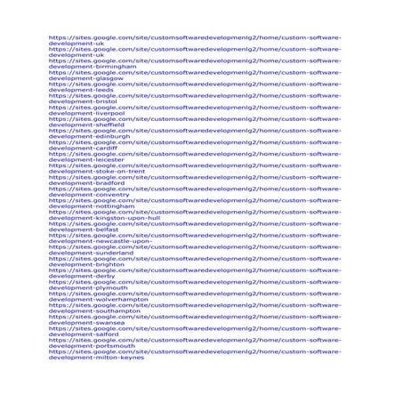Custom Software Development UK | PDF