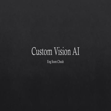 Microsoft Cognitive Services : Custom Vision AI | PDF