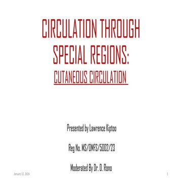 Physiology and control of Cutaneous Circulation.pptx