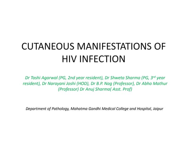 Slit skin smears | PPTX