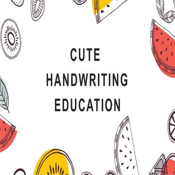 CUTE Handwriting Designs-WPS Office.pptx