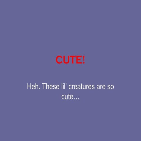 Cute! | PPT