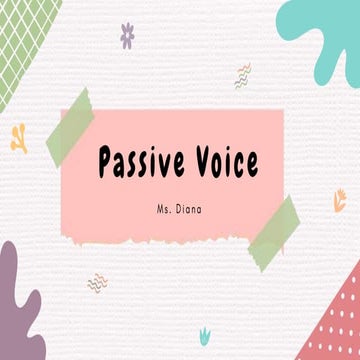 Cute Colorfull Passive Voice Presentation.pptx