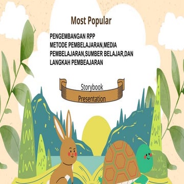 Cute Illustrated Most Popular Fables Storybook Presentation.pptx